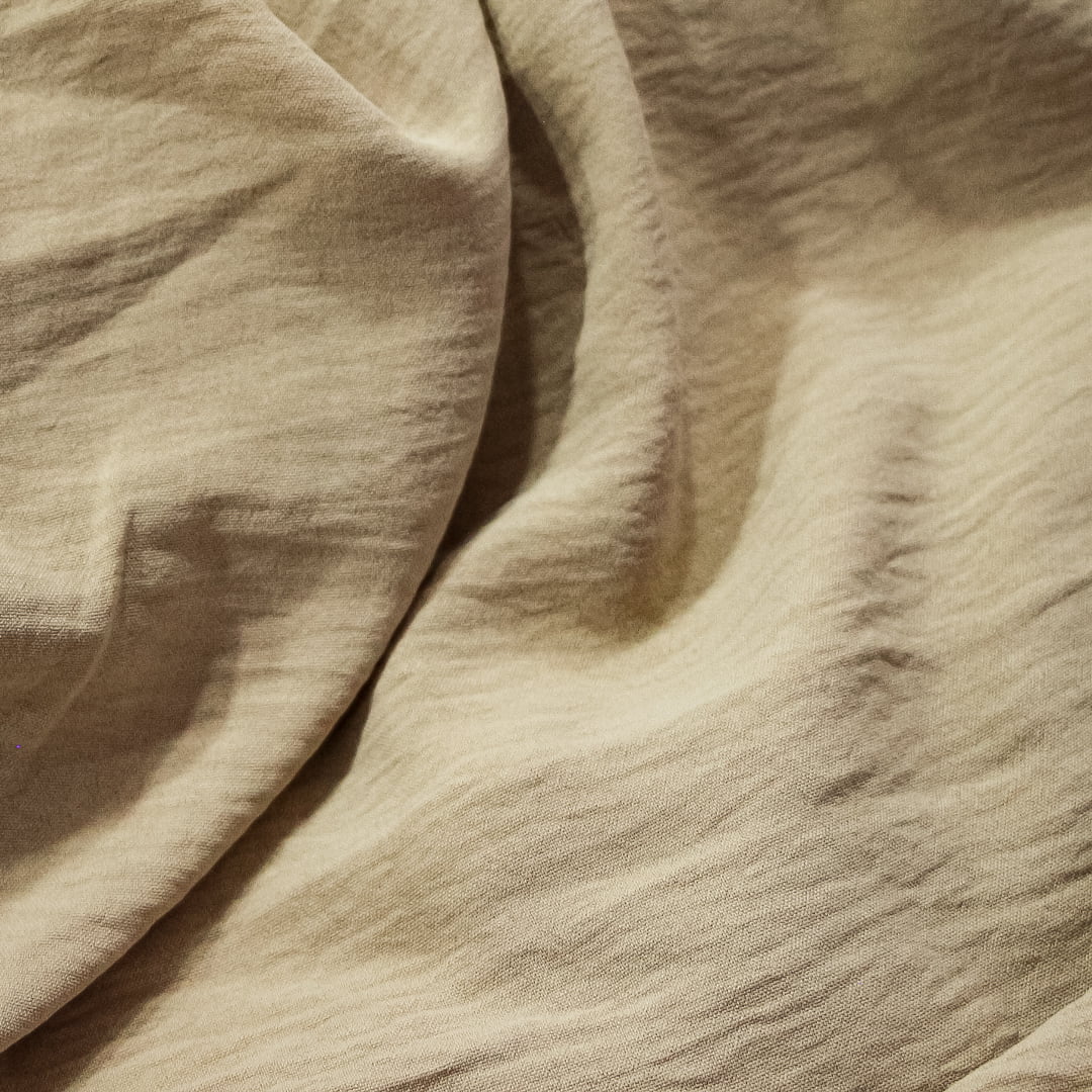 Tecido Crepe Duna Areia - Empório dos Tecidos