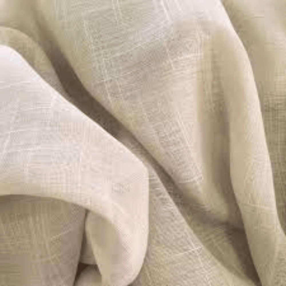 Tecido Linho de Poliéster Bege Claro - Empório dos Tecidos