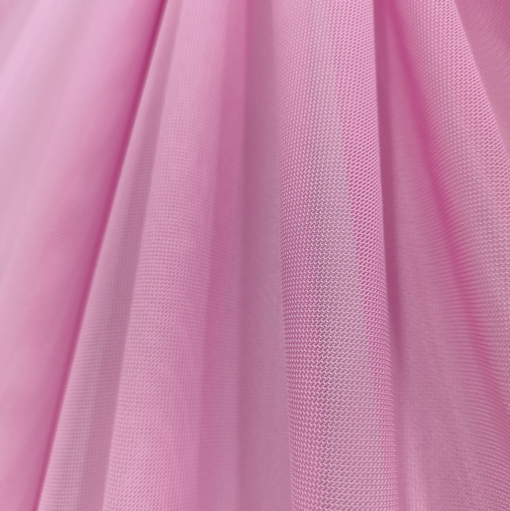 Tecido Tule de Malha Rosa Bebê - Empório dos Tecidos